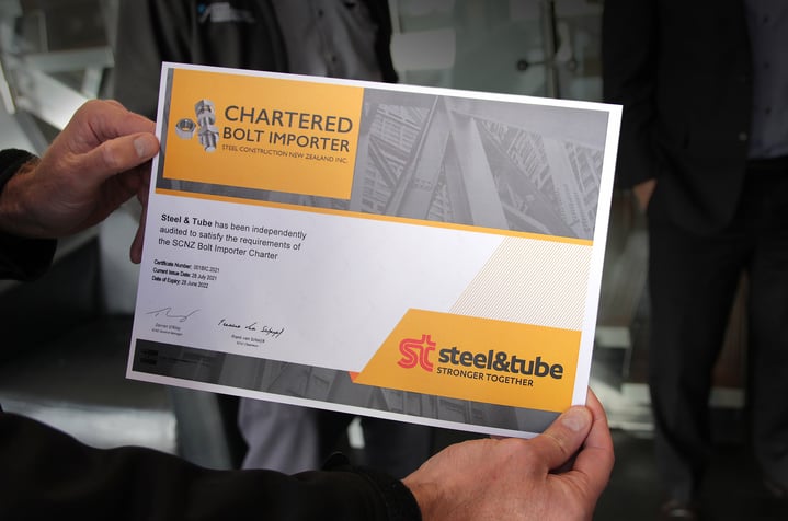 Steel & Tube to get the Quality Assurance Tick for Steel Bolts