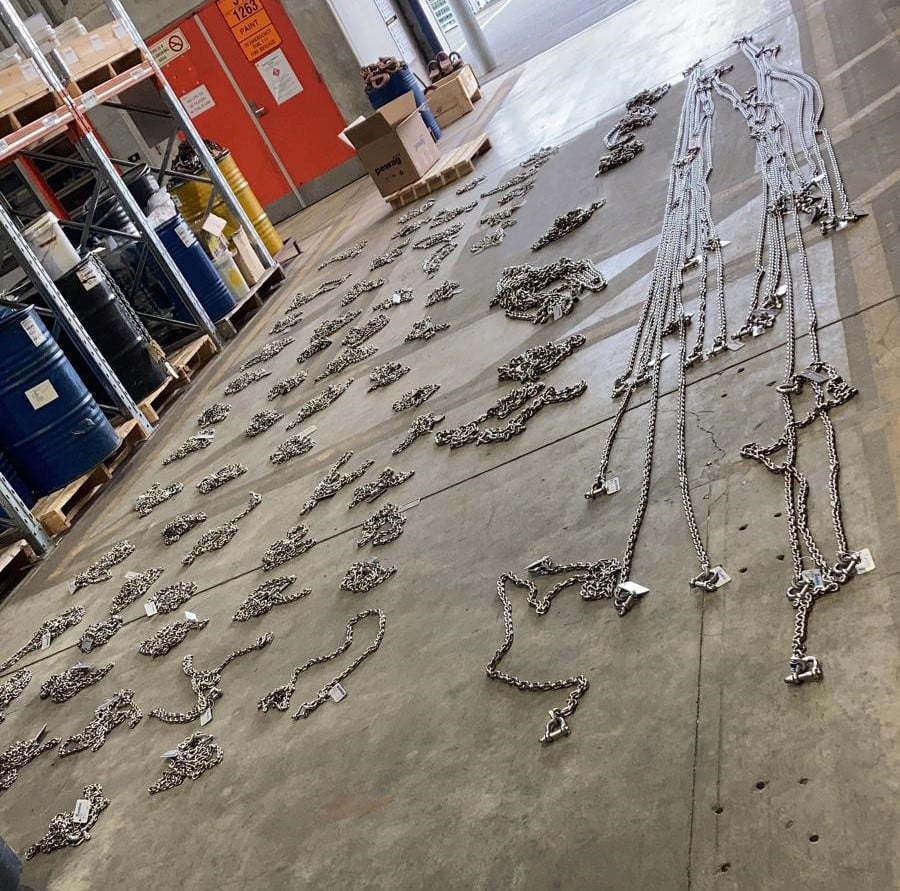 Chain & Rigging Team Assemble 98 Individual pewag Lifting Chains